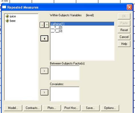 How Do I Analyze Data In SPSS For A Way Within Subjects ANOVA