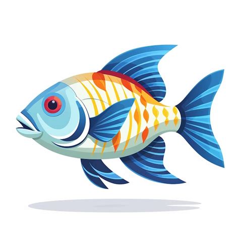 Premium Ai Image Fish Illustration For Science Textbooks