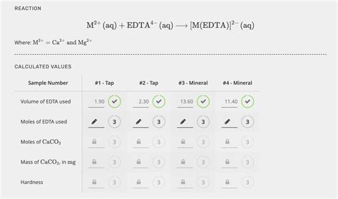 Solved Reaction M2aqedta4−aq Medta 2−aq Where