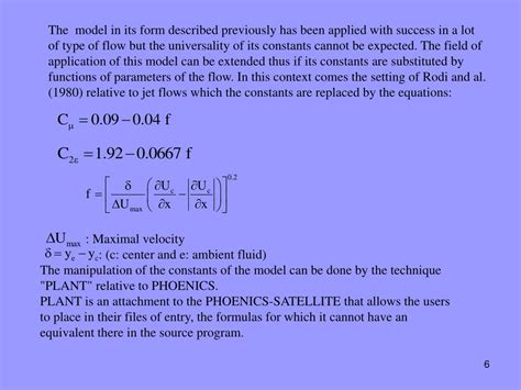 Ppt Numerical Simulations Of A Passive Scalar Transport In A Jet Flow