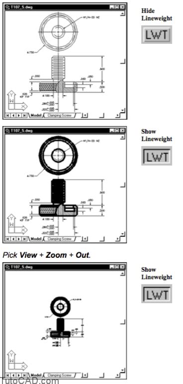 How To Use Lineweights Introduction Tutorial Autocad