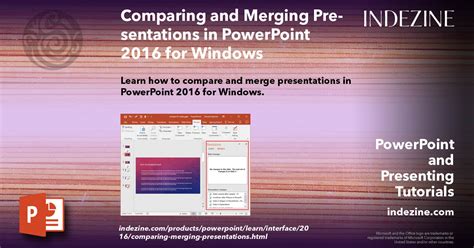 Comparing And Merging Presentations In Powerpoint 2016 For Windows
