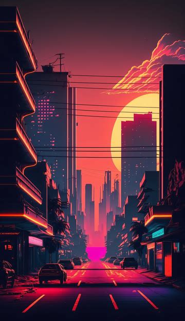 Three Dimensional Dynamic Technological City Drawing Background