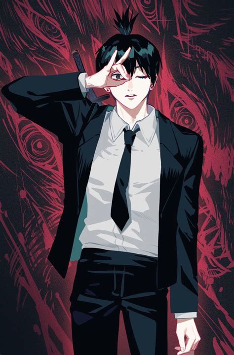 On Twitter Chainsaw Anime Drawings Boy Man Wallpaper