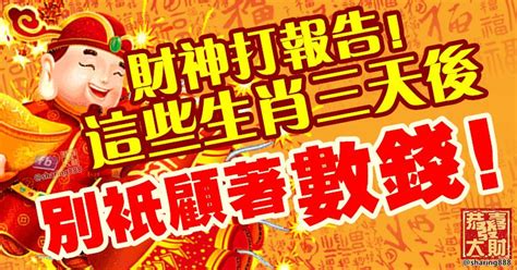 財神打報告！這些生肖三天後，別只顧著數錢！ Peekme