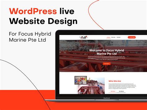 Wordpress Website Design And Development Web Developer Behance