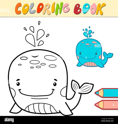 Cartoon Whale Coloring Pages 2025