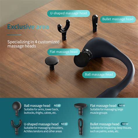 Philips Handheld Massager Hook Shaped Massager Curved Massager Gun Muscle Relax Back And Neck