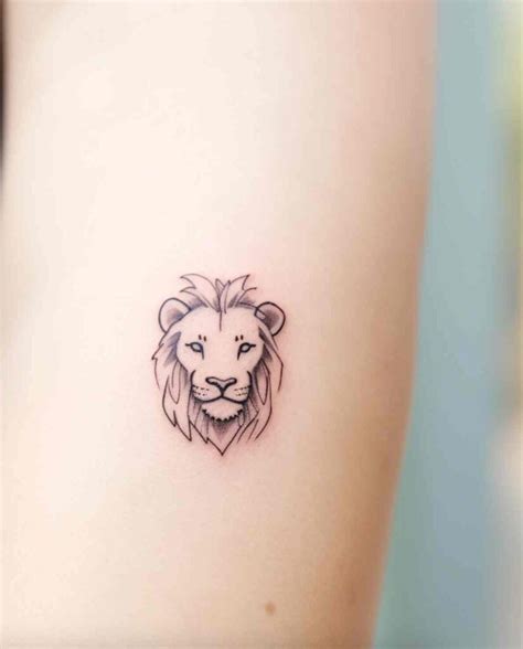 23 Minimalist Lion Tattoo Ideas In 2025 Tattoo Imprints