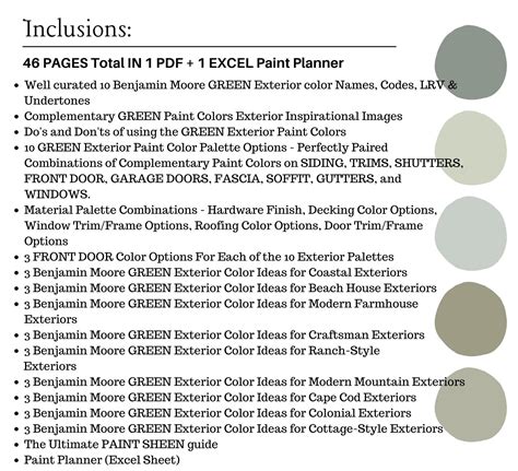 Green Exterior Benjamin Moore Color Palette Green Gray Exterior House