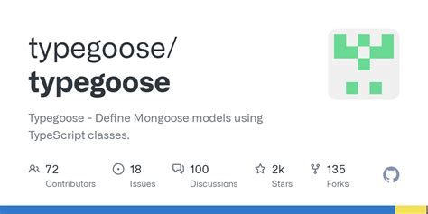 Github Typegoose Typegoose Typegoose Define Mongoose Models Using