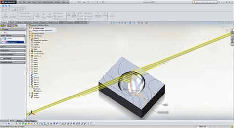 How To Cut Grooves Through A Concave Surface Grabcad Questions