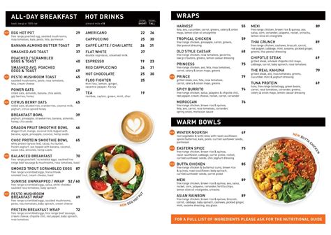 Kauai Menu Prices And Specials