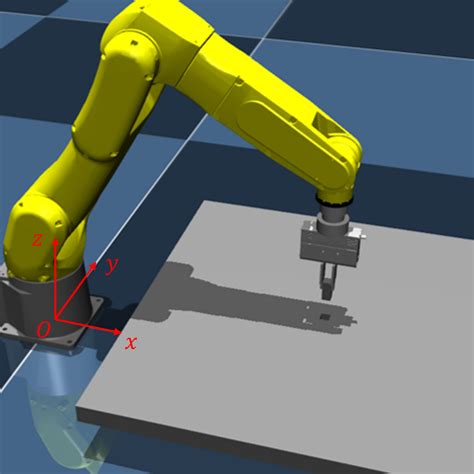 Robot Performing A Peg Into A Hole Insertion Task In Different