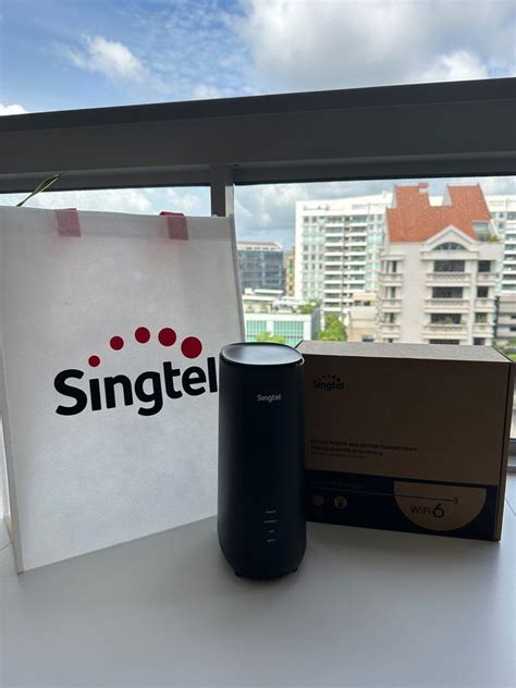 Sold Askey Wifi 6 Router Singtel Branded Model Rt5703w Computers And Tech Parts And Accessories