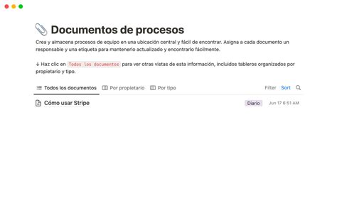 Maximize Efficiency With Comprehensive Process Documentation Notion