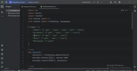 Arfa Faheem On Linkedin Python Fileorganization Tkinter Automation Codealpha