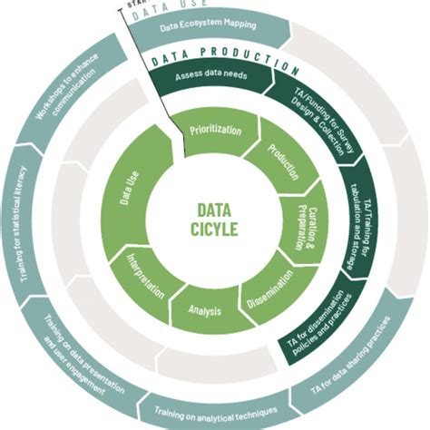 Interaction Of Data Use And Production Activities Along The Data Cycle