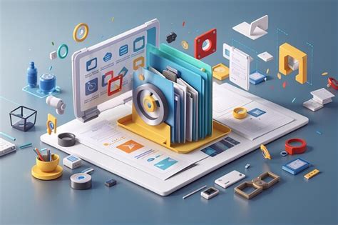 Premium Ai Image 3d Media Data With Video And Photo Gallery Library Searching Image And Video