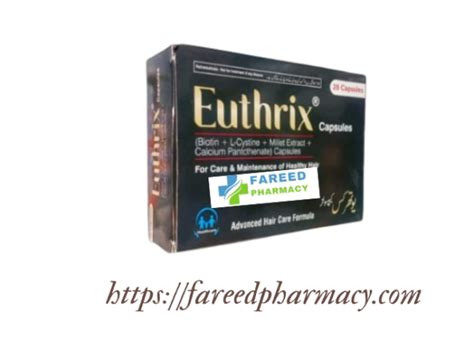Euthrix Capsules Advance Hair Care Formula Fareed Pharmacy