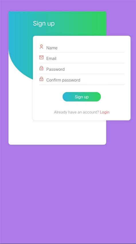Responsive Signup Form Using Css Md Mudassir Akhter
