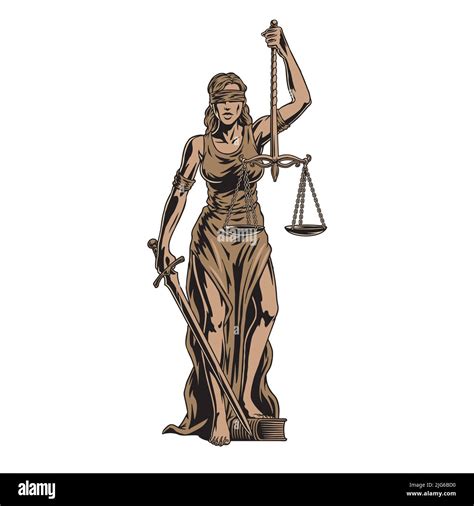 Goddess Of Justice Logo