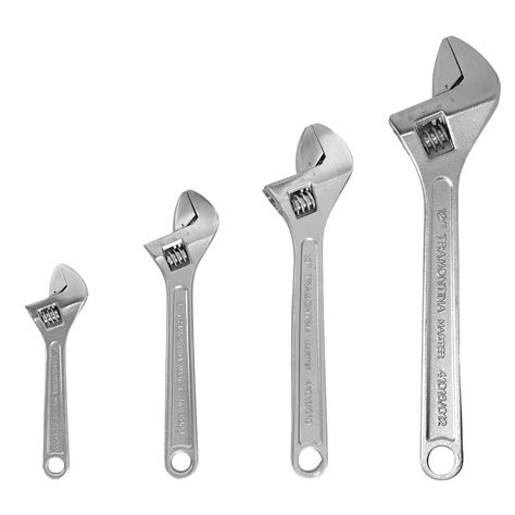 Kit Chave Inglesa Ajustável 6 8 10 12 Polegadas Tramontina Super Depo