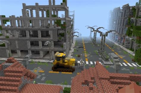 Скачать Карту на Заброшенный город на Minecraft Pe— Карта на Заброшенный город для Майнкрафт ПЕ