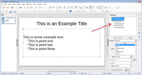 Guide Libreoffice Impress Part 3 Animations And Slides Freezenet Ca