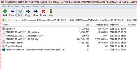 Oppo F5 CPH1723 Flash File Stock ROM RepairMyMobile Co