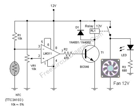 Fan Speed Control Turn On Your Fan Only When Needed Electronic Circuit Diagram