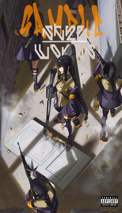 Utsuda M16a1 Girls Frontline Girls Frontline Jack Daniels