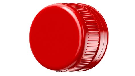 Detailed Red Bottle Cap 3d Model Turbosquid 2168447