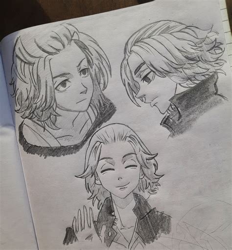 Mikey Tokyo Revengers Sketch Mikey Anime Sketch Anime Sketch Sketches Drawings