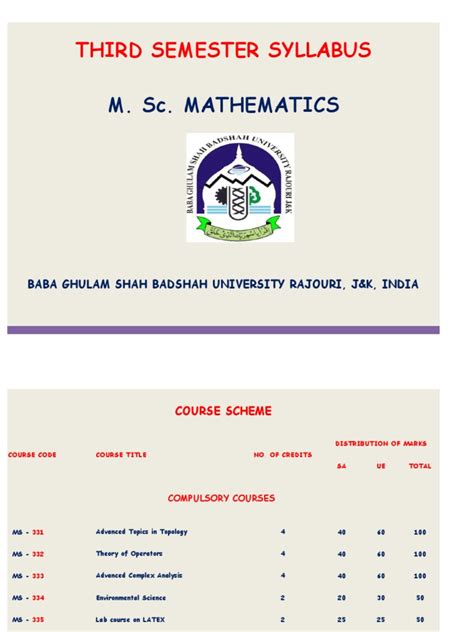 Sem Iii Mathematics Pdf Distribution Mathematics Operator