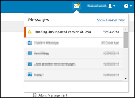 article running unsupported version of java warning message starting 2016 boomi community