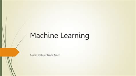 Machine Learning Basic 1pptx
