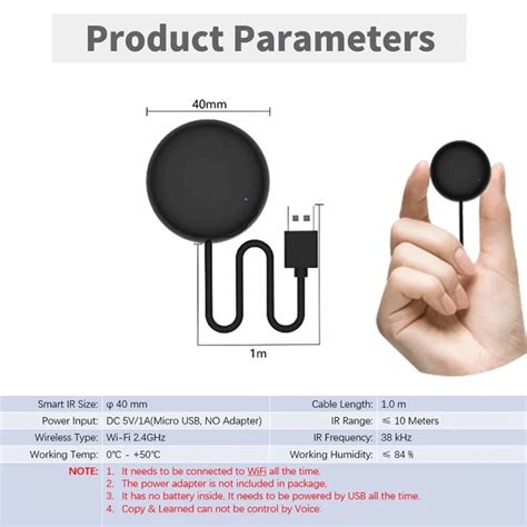 Smart Wifi Remote Controller Ir Device Smart Watt