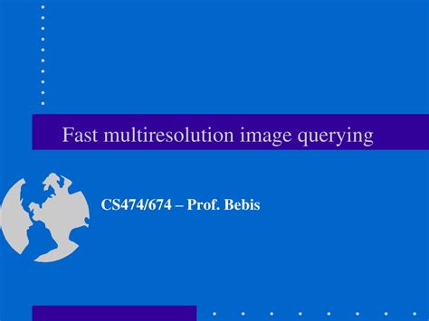 Ppt Fast Multiresolution Image Querying Powerpoint Presentation Free