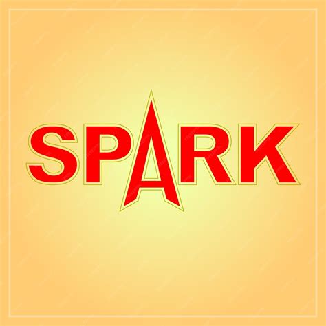 Premium Vector Professional Spark Vector Typo Design