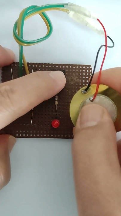 Piezzo Sensor Application Piezo Sensör Uygulaması Basınç Ile Elektrik üretimi Youtube