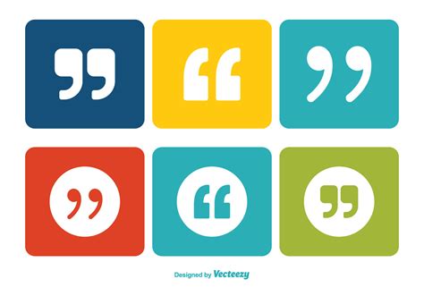 Quotation Marks Icon Set Download Free Vector Art Stock Graphics