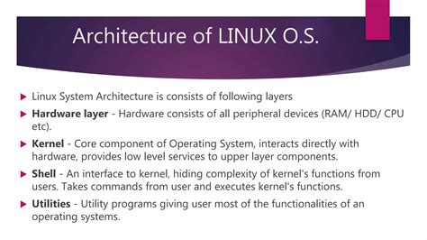 Linux Operating System Overview Pptx