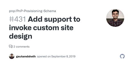 Add Support To Invoke Custom Site Design · Issue 431 · Pnppnp