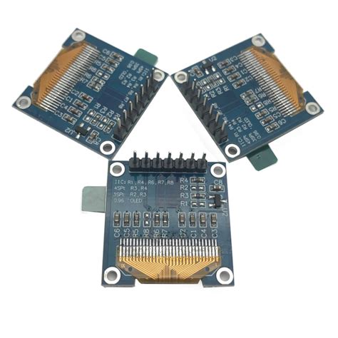 0 96 Inch Spi Oled Display Module 128x64 Pixel 7pin Driver Chip Ssd1306 For Diy Learning Kit