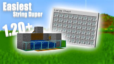 Minecraft Easiest String Duper Tutorial Works 1 20 Minecraft