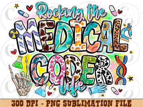 Medical Coder Png Sublimation Design Download Medical Coding Png