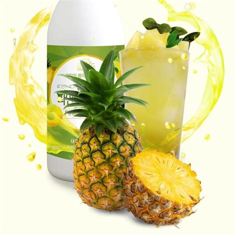 과일 농축액 베이스 파인애플 1kg 시럽 원액 홈플러스 택배배송