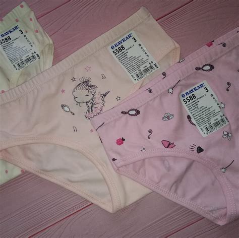 Наталия Заиченко Комплект нижньої білизни для дівчаток Топ трусики ТМ Baykar Туреччина рр 3