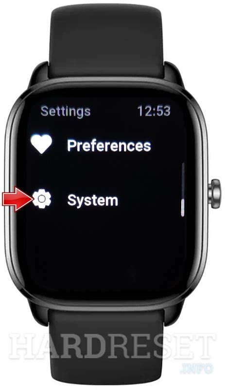 How to hard reset AMAZFIT GTS 4 Mini